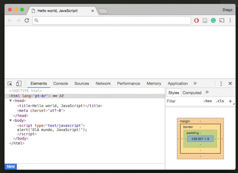 Fundamentos do JavaScript – Diego Mariano